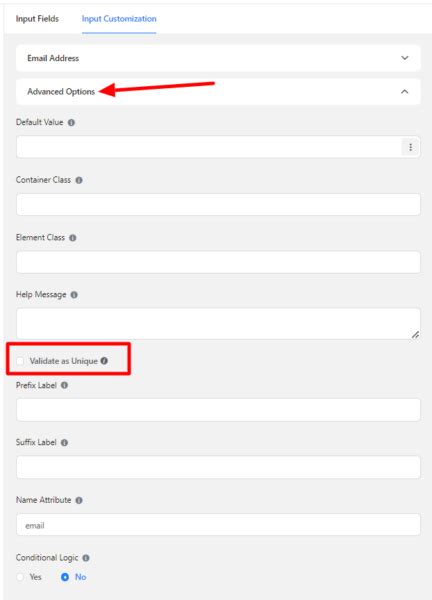 Email Address Input Field In Wp Fluent Form Wordpress Plugin