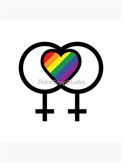 Venus Symbols Pride Heart Poster For Sale By Printstopstudio Redbubble