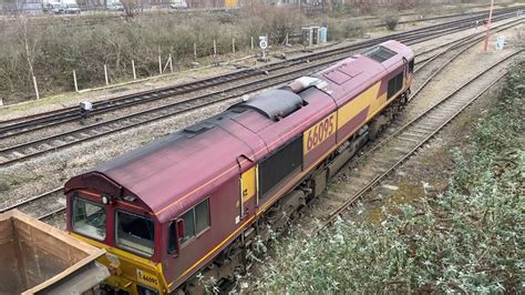 Asmr Engine Sound Of Diesel Locomotive Db Class 66 Youtube