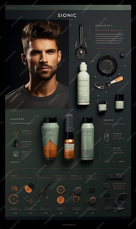 Premium Photo Packaging Of Mens Grooming Subscription Box Sleek And