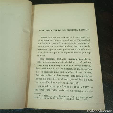 Casos De Derecho Penal Luis Jimenez De Asua 1 Comprar Libros