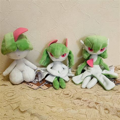 Pokemon Fit ラルトス キルリア サーナイト ぬいぐるみ Pokemon Center Original Pokemon Plash