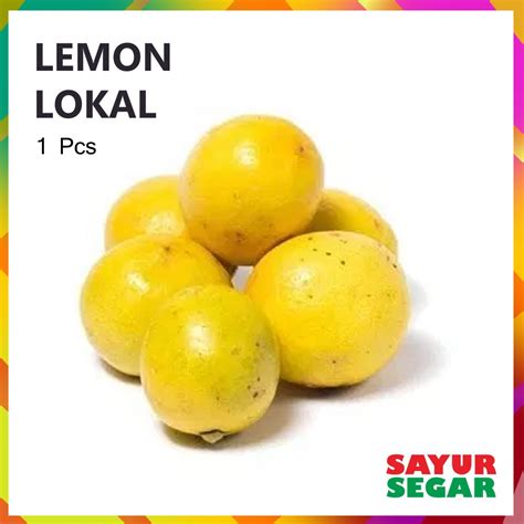 Jual Jeruk Lemon Lokal [1 Pcs] Indonesia Shopee Indonesia