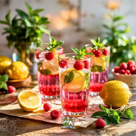 Raspberry Vodka Lemonade Cocktail Recipe Thirsty Tales
