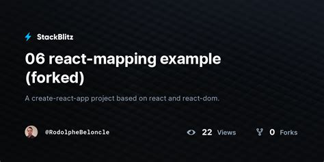 06 react mapping example forked stackblitz