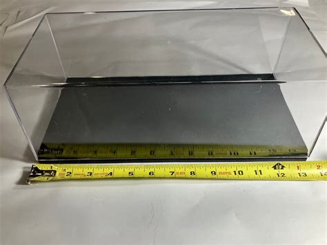 Acrylic Display Case For 1 18 Scale W Black Base For Diecast Car