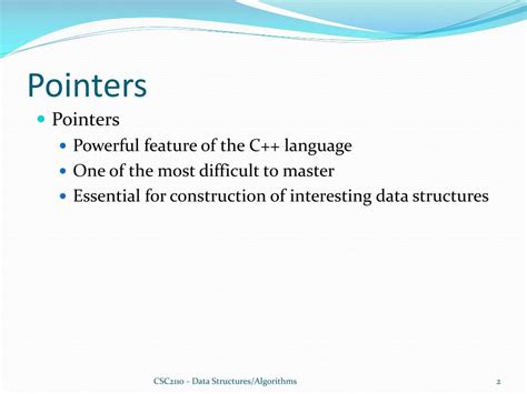 Ppt Pointers And Dynamic Memory Allocation Powerpoint Presentation