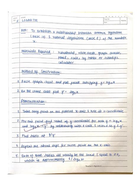 logarithms pdf