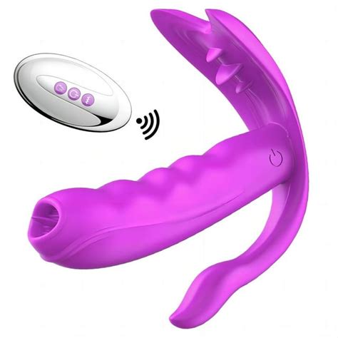 Wireless Remote Control Vibrator Wearable Butterfly Vibrator Licking G
