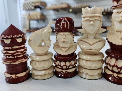 Купить Шахматные фигуры подарочные резные ручной работы Моряки по цене 7 990 руб