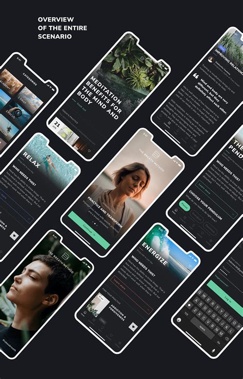 Breath Method Meditation App UI UX Development On Behance