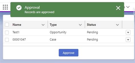 Mass Approval Using Lightning Web Component In Salesforce