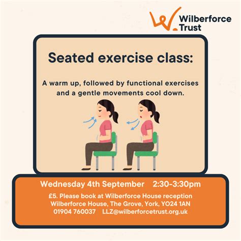 Seated Exercise Class The Wilberforce Trust