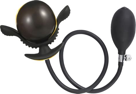 Amazon Com Silicone Inflatable Anal Plug Expand Anal Balloon Pump Anus Stimulator Inflatable