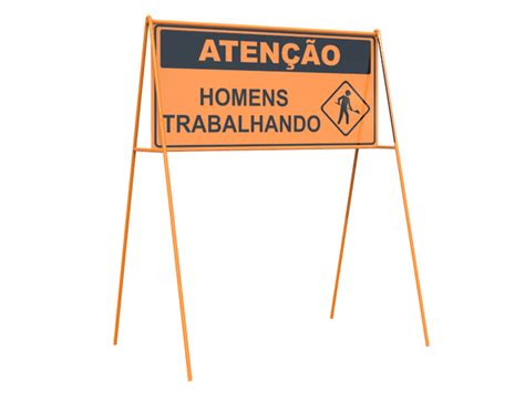 Cavalete De Sinalização De Obras Viárias Grupo Construmaq