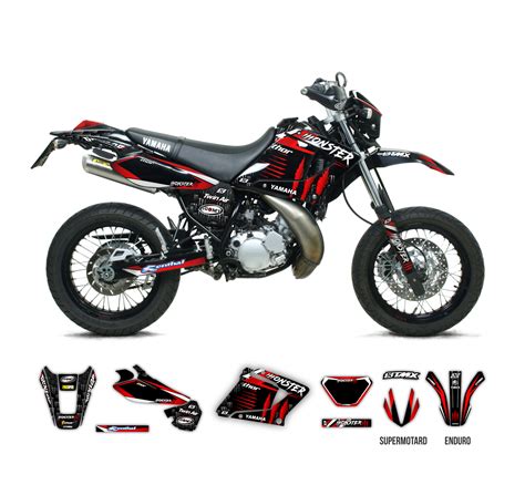 Monster Series Graphics Kit For Yamaha DT 125 TMX Graphics