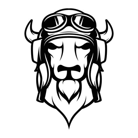 Buffalo Pilot Outline Version 44162125 Vector Art At Vecteezy