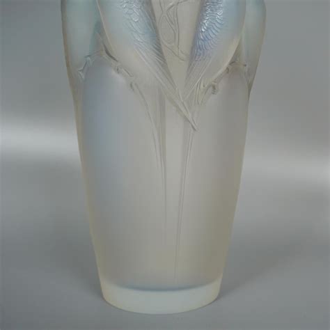 René Lalique Ceylan An Art Deco Opalescent Glass Vase French Circa