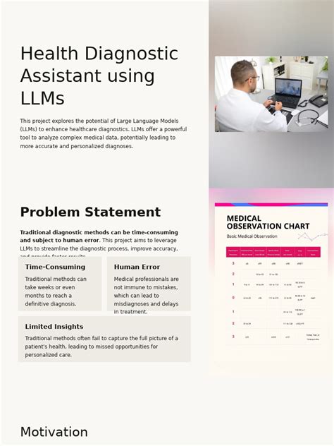 Health Diagnostic Assistant Using Llms Pdf Medical Diagnosis