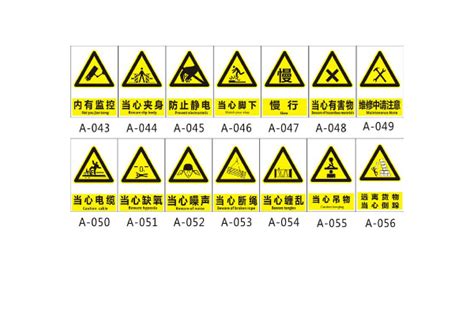 实验室安全标识大全