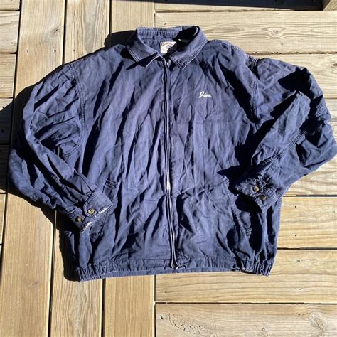 Vintage Workwear Detroit Style Jacket Lightweight Depop