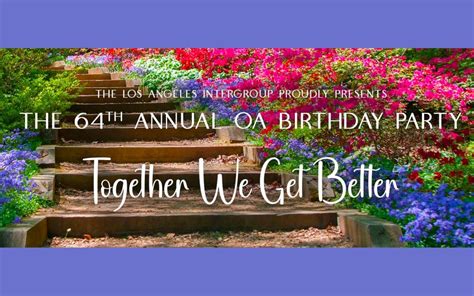 The Th Annual Oa Birthday Party All Star Media