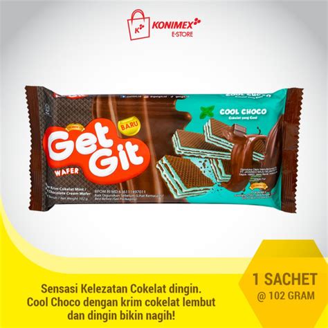 jual get git wafer cool choco 102 g jakarta timur konimex store