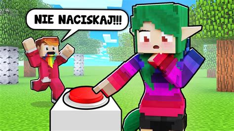Nie Naciskaj Czerwonego Guzika Minecraft Czoko I Nali Youtube