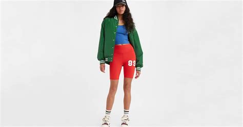 Levis® Gold Tab™ Anywear Bike Shorts Red Levis® Es