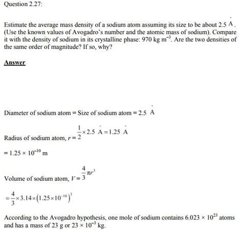 Physics Numericals For Class Chapter Complete Solution With