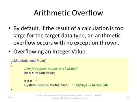 Chapter 2 Data Types Essential C Mark Michaelis Ch 21 Excerpted From