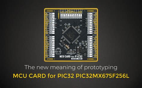 MCU CARD FOR PIC32 PIC32MX675F256L