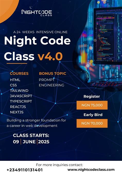 Night Code Class