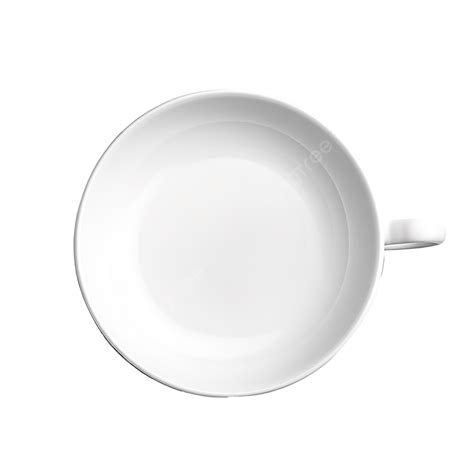 접시가 있는 흰색 커피 컵의 상위 뷰 커피 컵 맨 위 Png 일러스트 및 이미지 에 대한 무료 다운로드 Pngtree