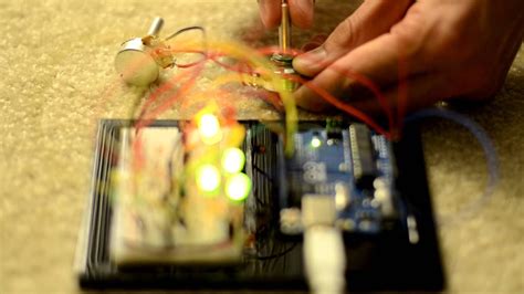 Cwik Clock An Arduino Powered Binary Clock Setting Time With Potentiometers Youtube