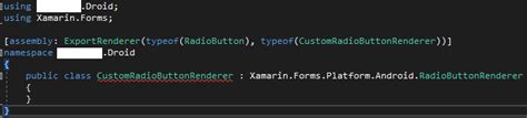 Add The RadioButtonRenderer On IOS Again Issue Xamarin Xamarin Forms GitHub