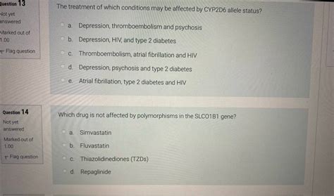 solved question 13 the treatment of which conditions may be