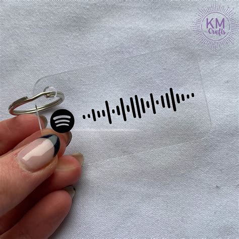 Spotify Scannable Acrylic Keyring Kreative Dunfermline