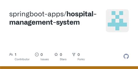 github springboot apps hospital management system