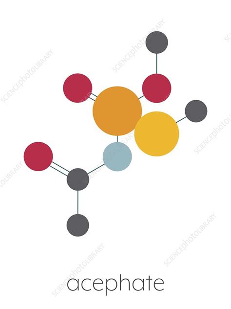 Acephate Insecticide Molecule Illustration Stock Image F030 4783
