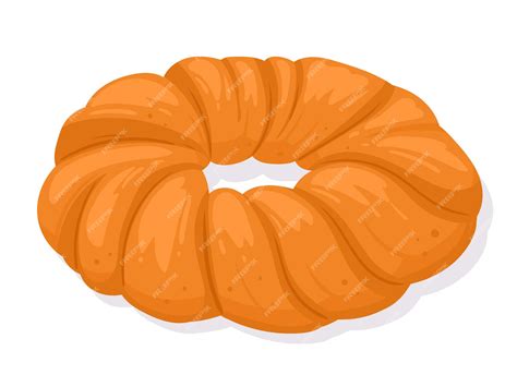 Pan De Dibujos Animados Panadería Trigo Mimbre Pastelería Fresca Casera