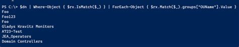 Distinguished Parsing With Powershell And Regex • The Lonely Administrator