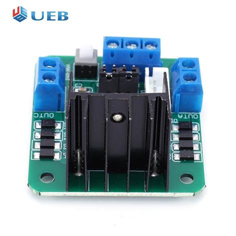 บอร์ดสเต็ปมอเตอร์ Dc L298n แบบ Dual H Bridge บอร์ดโมดูลตัวควบคุม