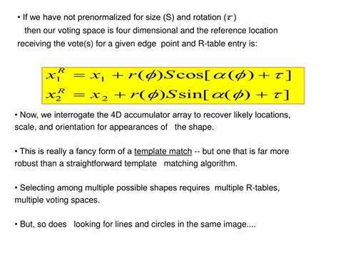 Ppt Generalized Hough Transform Powerpoint Presentation Free