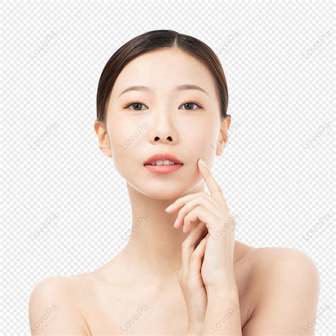 女性護膚美容形象png圖案素材免費下載，可愛卡通圖片，尺寸2000 × 2000px Lovepik