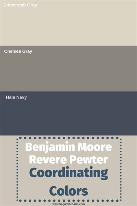 Revere Pewter Color Palette