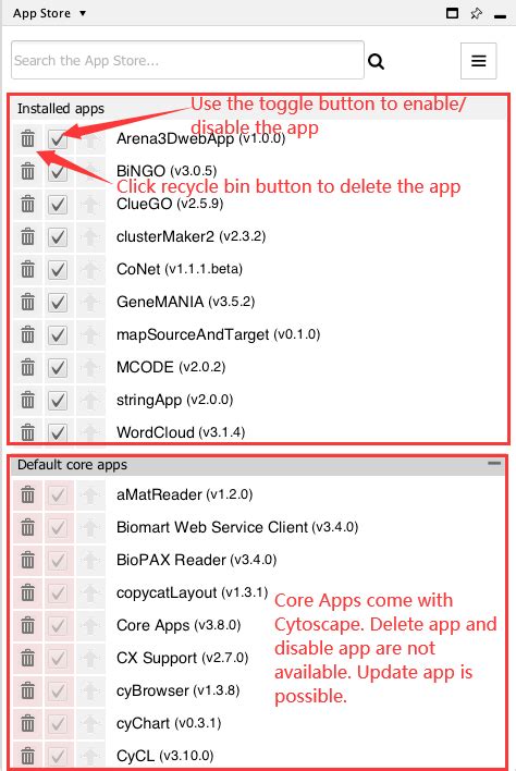 App Store — Cytoscape User Manual 3 10 4 Documentation
