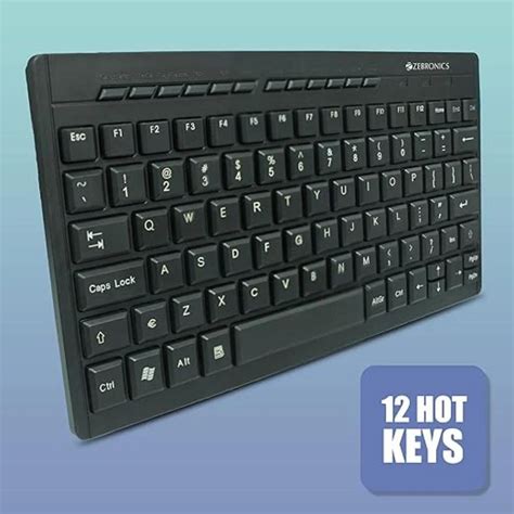 Zebronics Zeb K04 Black Wired Usb Computer Keyboard At ₹ 322 Piece Zebronics Keyboard In