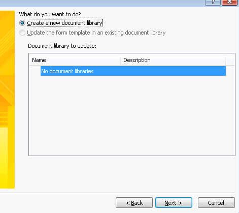 Publishing InfoPath Forms As SharePoint Browser Enabled Forms