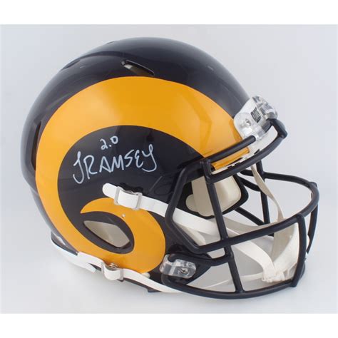 Jalen Ramsey Signed Rams Full Size Authentic On Field Speed Helmet